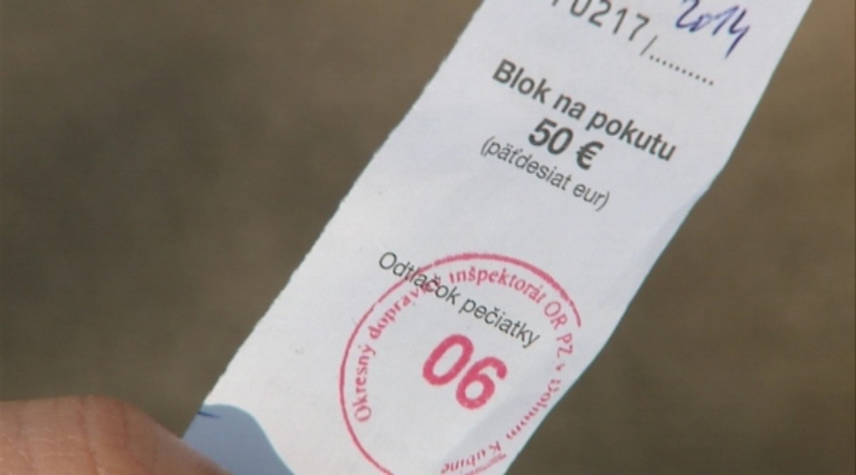 Šofér zaplatil pokutu za priestupok, ktorý neurobil | TVNOVINY.sk