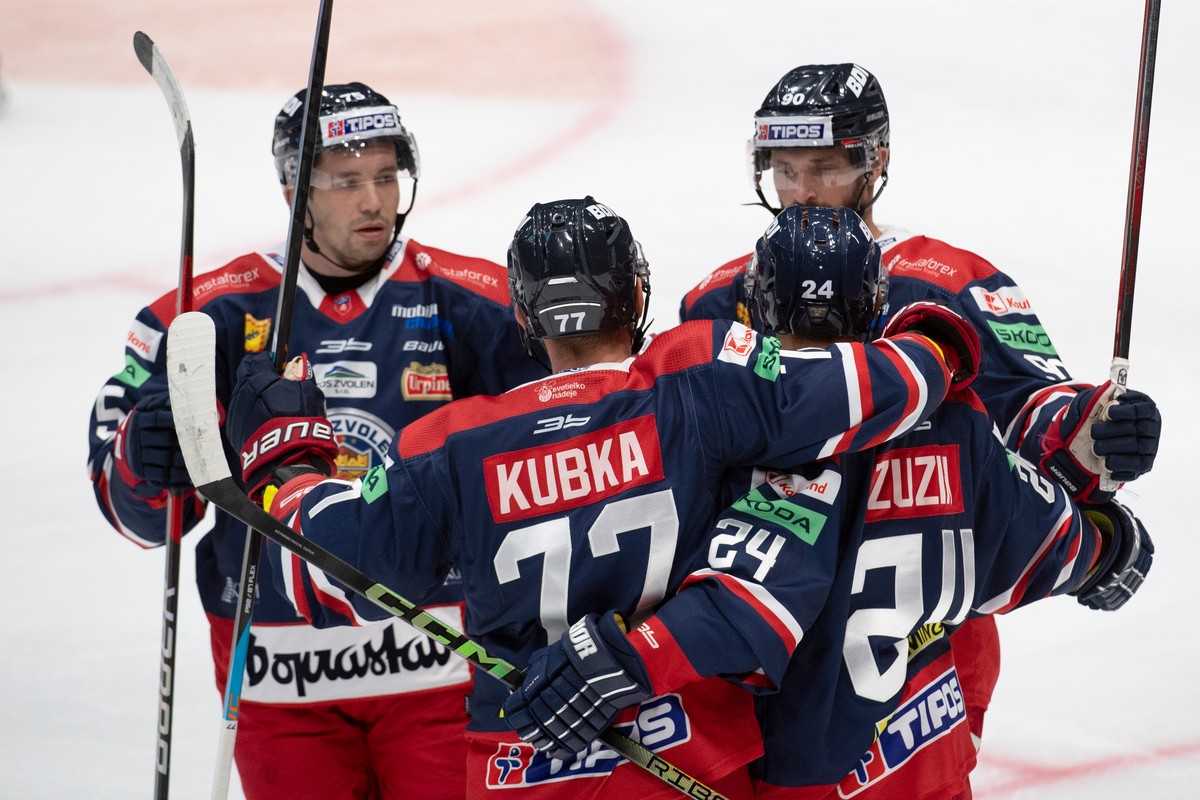 Slovan doma podľahol Zvolenu. Poprad rozhodol o výhre nad Košicami už v ...