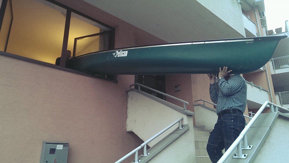 Nešťastné kanoe, ktoré sa plavilo na Dunaji. Martin Filko je stále ...